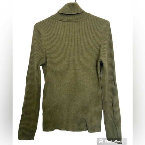 Lord & Taylor | Tops | Lord Taylor Woolmark 0 Merino Wool Greenolive ...